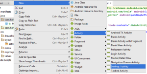 android-studio-settings-activity - Develou