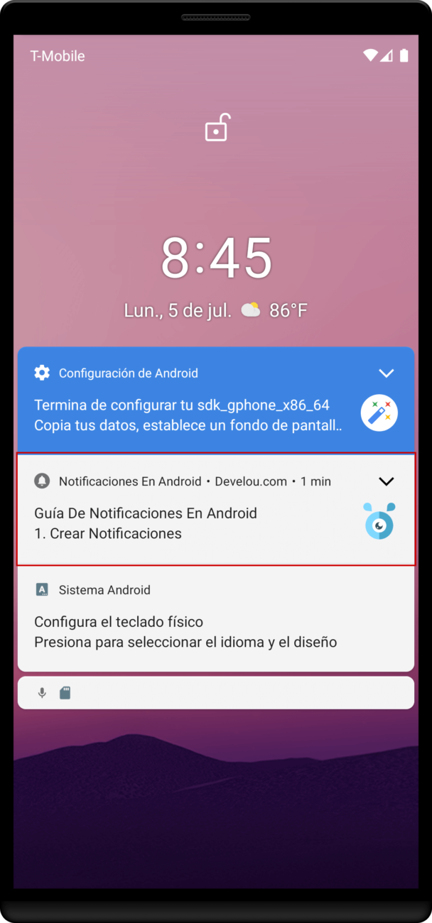 Crear Notificaciones En Android - Develou Crear Notificaciones En Android - Develou