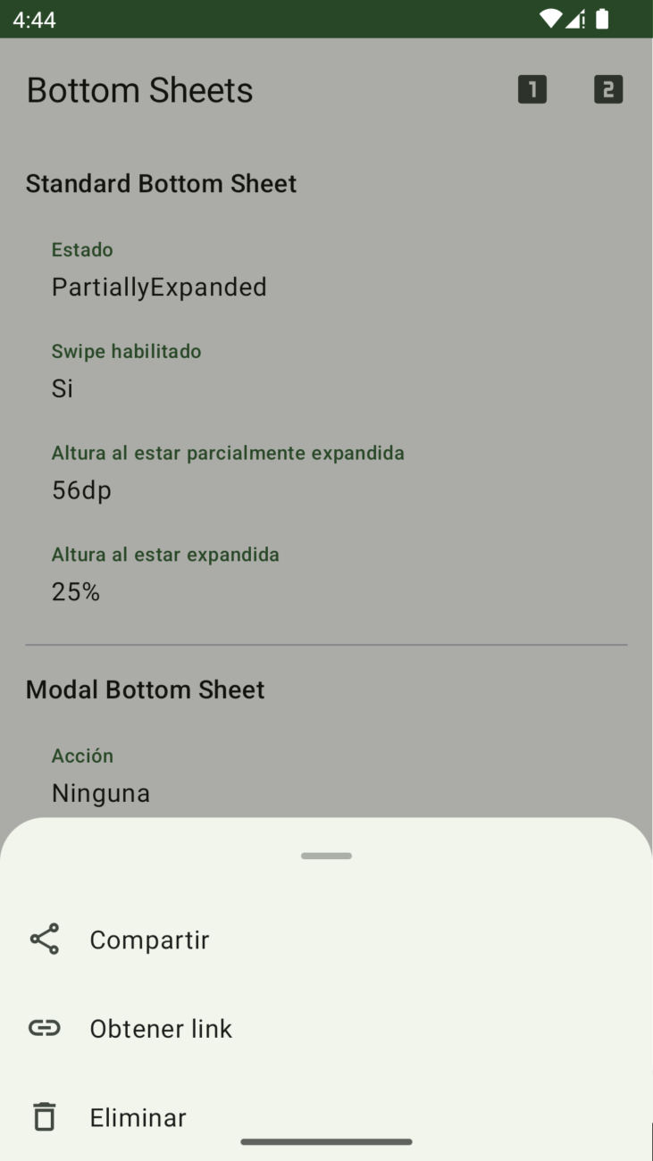 Bottom Sheets En Android - Develou