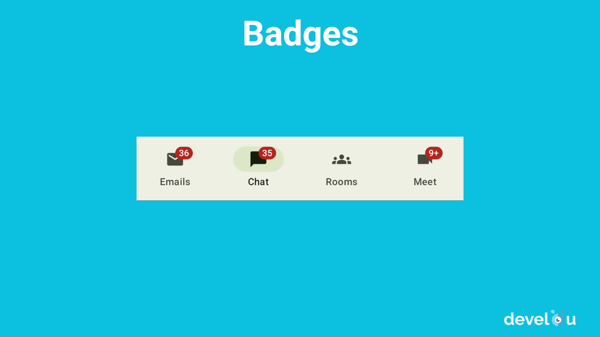 Badges En Android - Develou